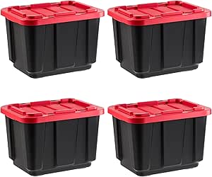 IRIS USA 45.4 L Contenedores Apilables Pesados para Camión, Paquete de ...