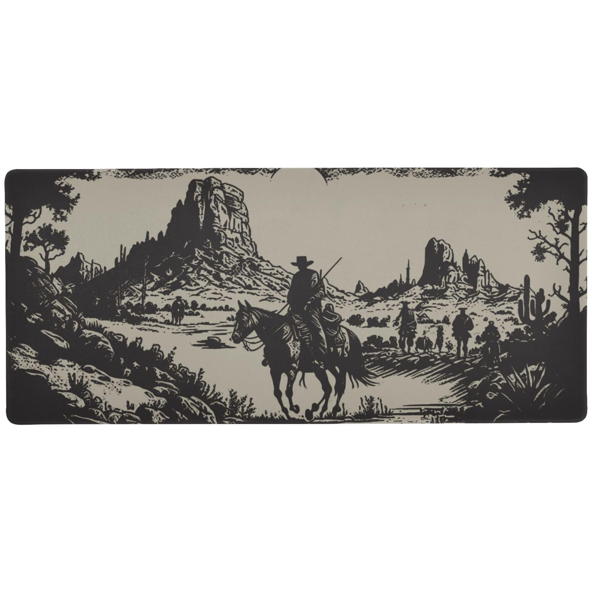 Amazon.com: Glaphy Vintage Western Cowboy Gaming Mouse Pad Large ...