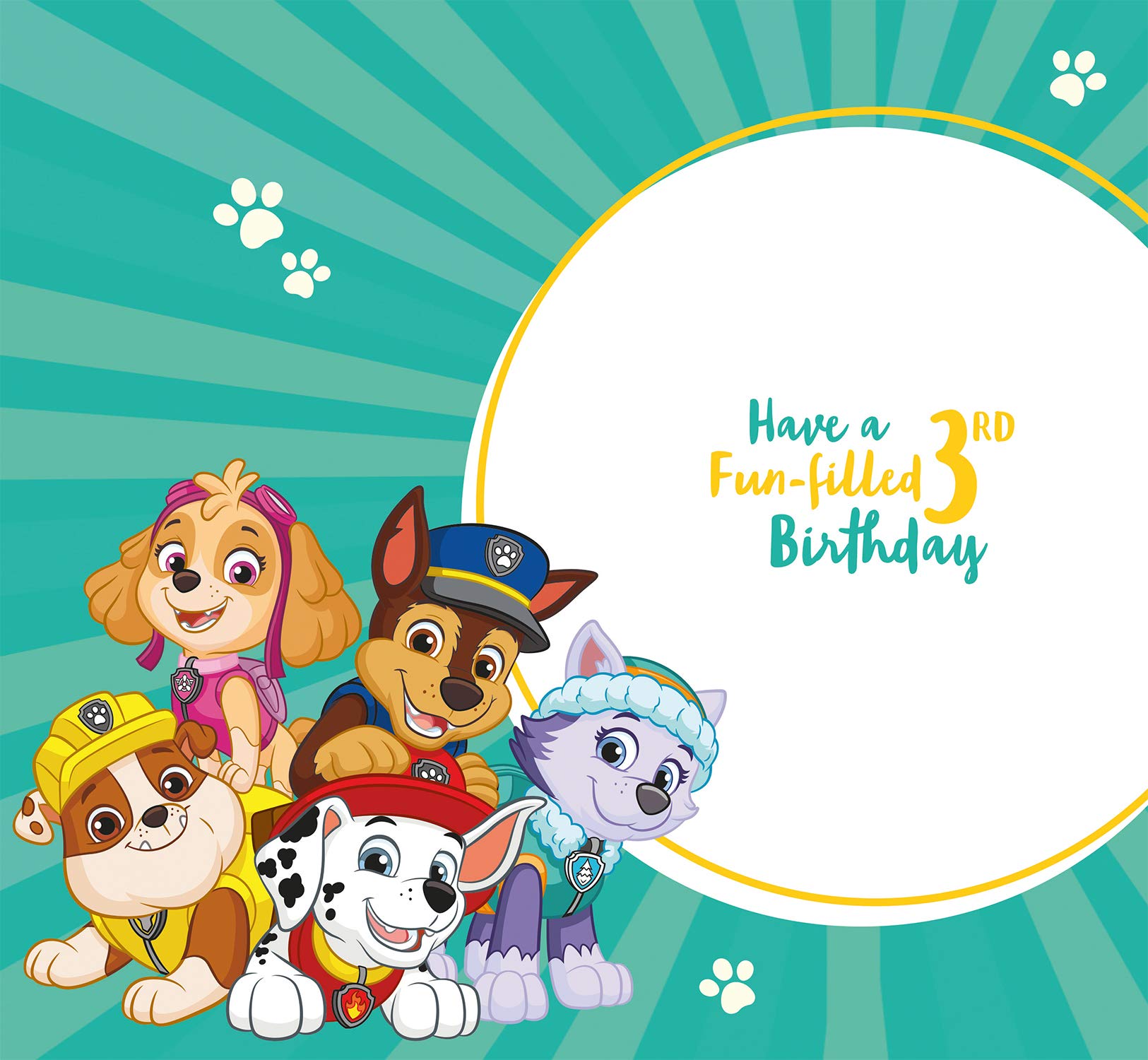 Happy 3rd Birthday Paw Patrol