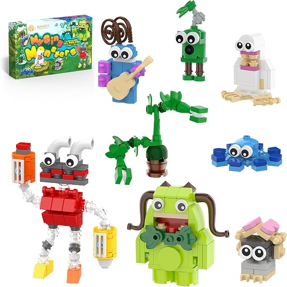 Amazon.com: 8-in-1 Sing Monsters Toe Jammer, Nogggin,Furcorn,Entbrat ...