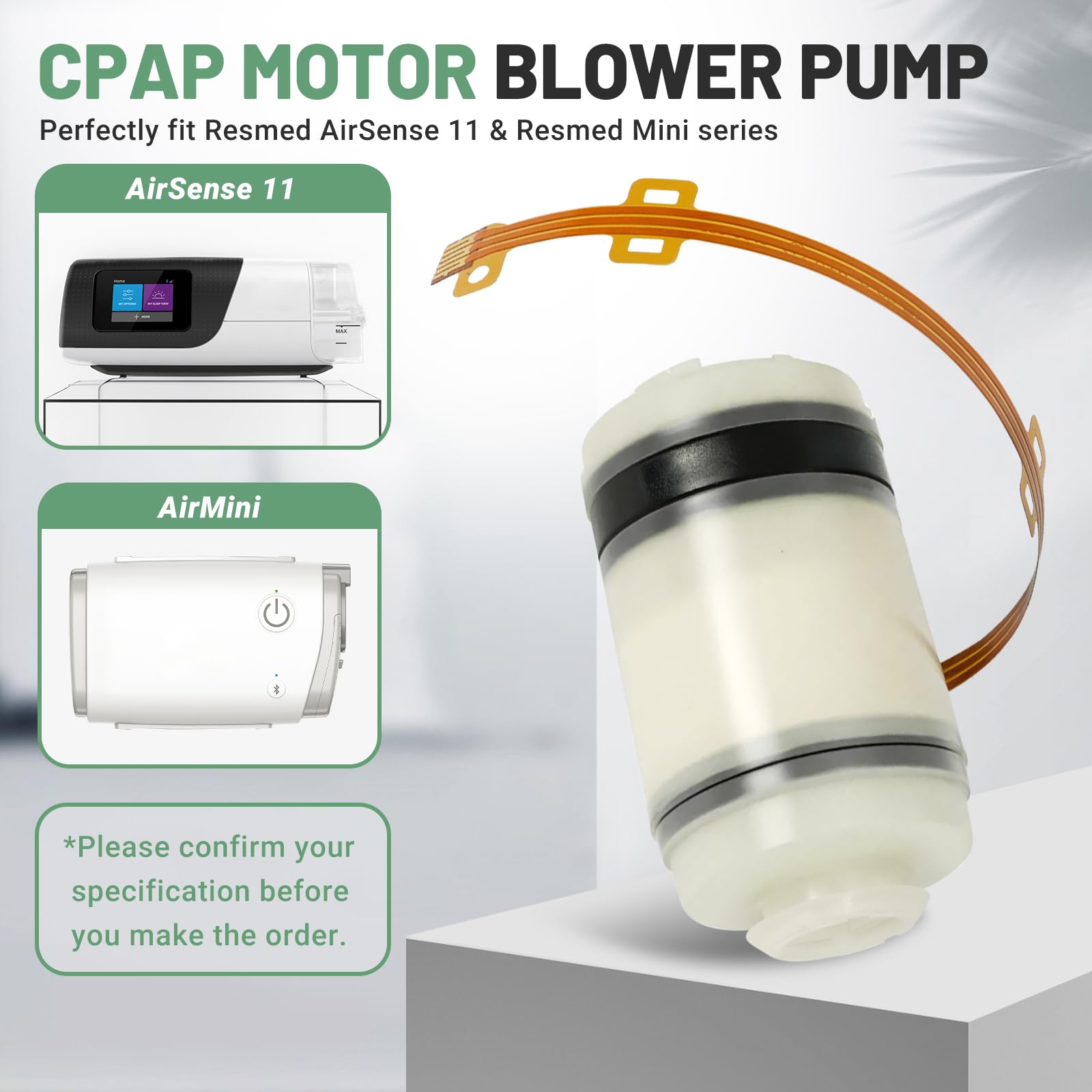 Snapklik.com : VORGENS CPAP Motor Blower Pump, Compatible