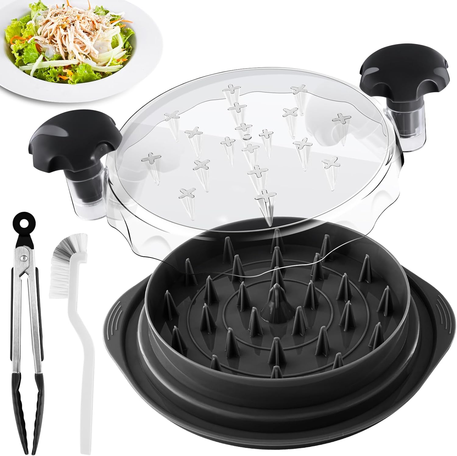 Amazon.com : SUPODDK Chicken Shredder,10" Pro Meat Shredder Tool Twist ...