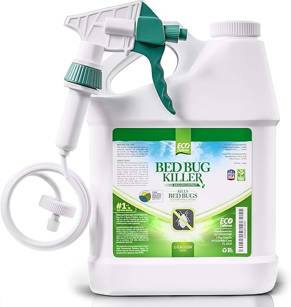 Amazon.com : Eco Defense Bed Bug Killer - USDA Biobased, Bed Bug Spray ...