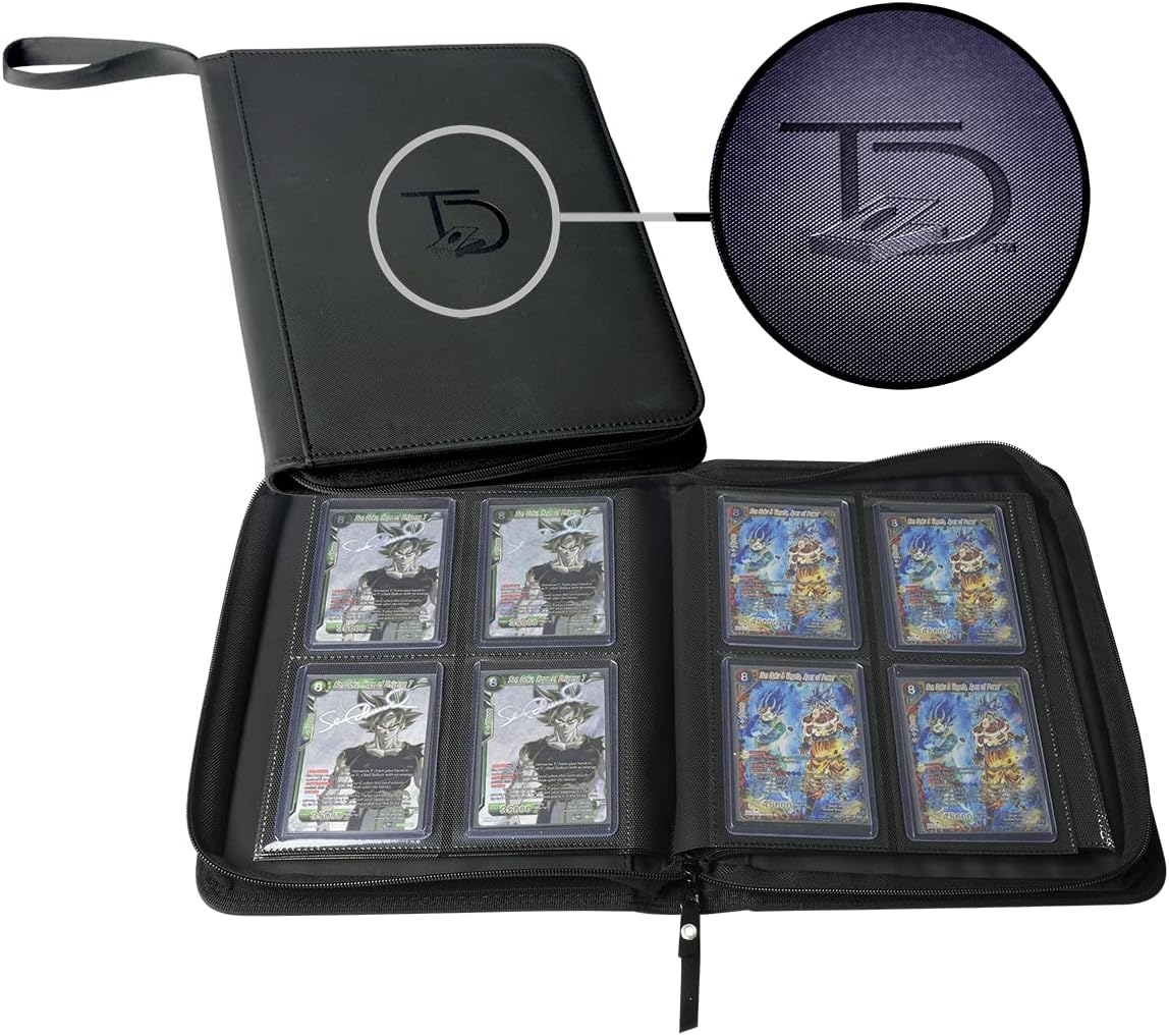 Amazon.com: TopDeck Mini TopLoader Binder | Holds 96 Cards | 4 Pocket ...