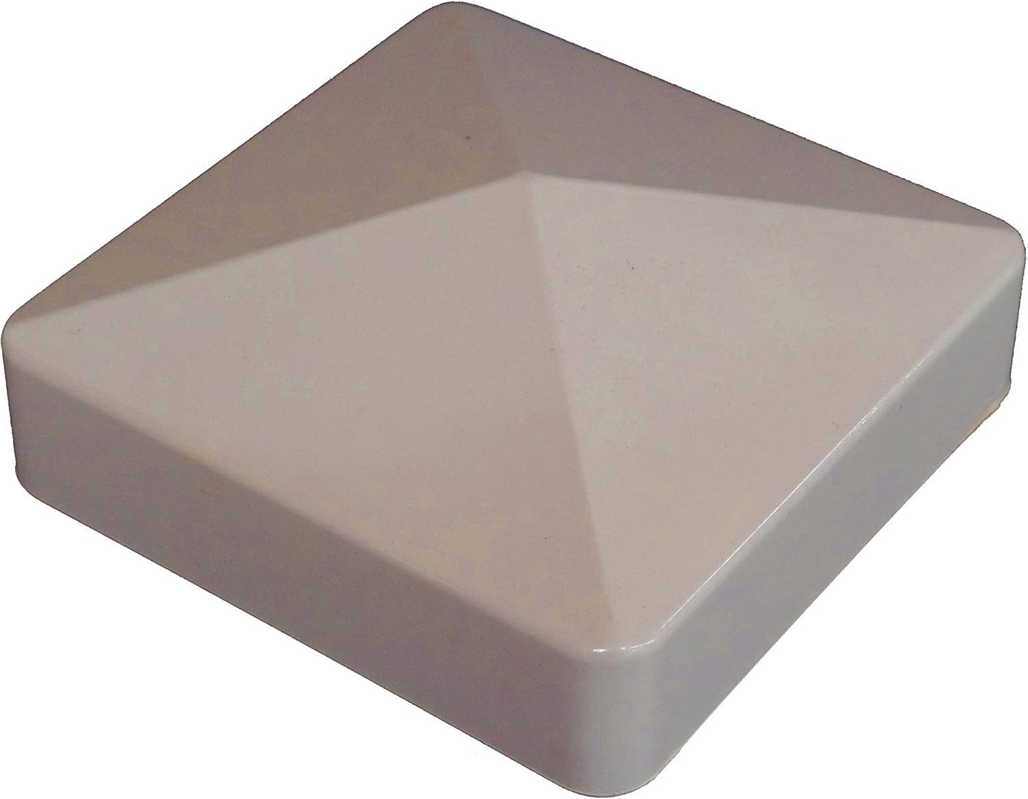Vinyl/PVC True 4" x 4" External Pyramid Post Cap (Not for Wood Posts ...