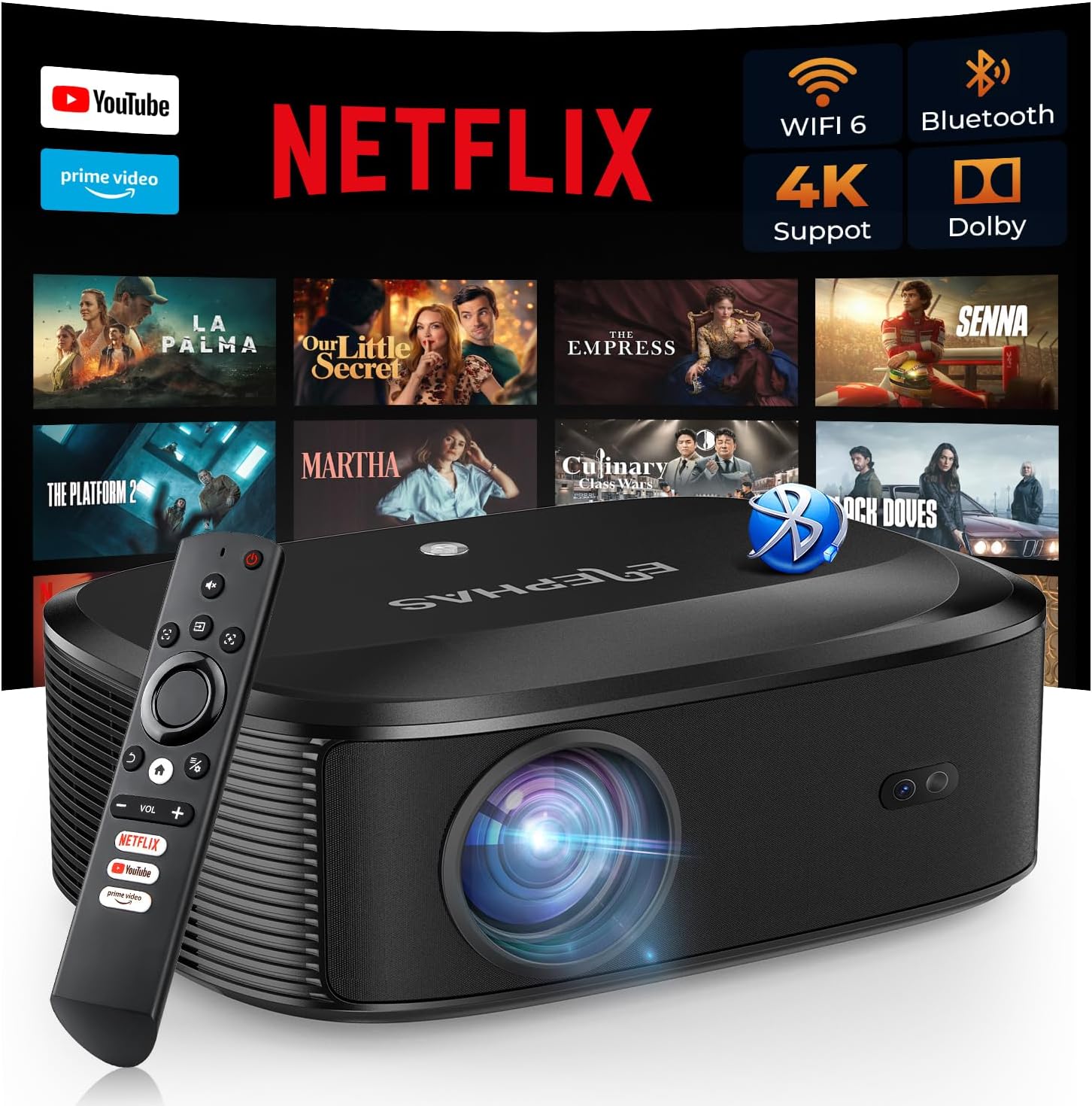 Amazon.com: 4K Support, AAXA M7 Native 1080P Full HD Portable DLP ...