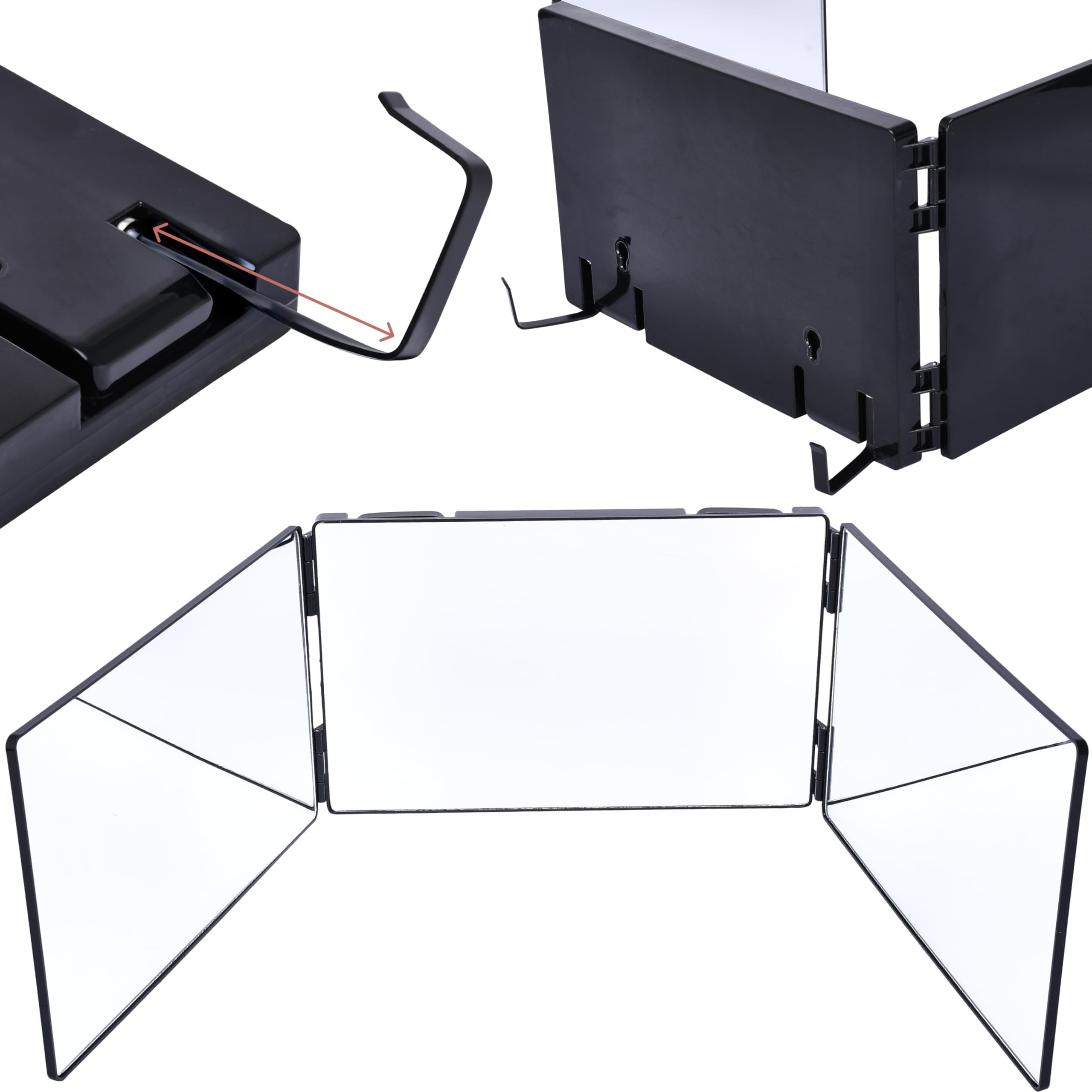 Amazon.com - Hamilton Hills Adjustable Trifold Mirror - 360 Degree 3 ...