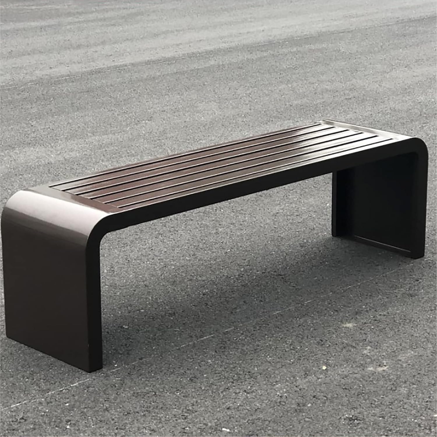 Amazon.com: Lebolna Steel Frame Outdoor Bench,Outdoor Benches ...