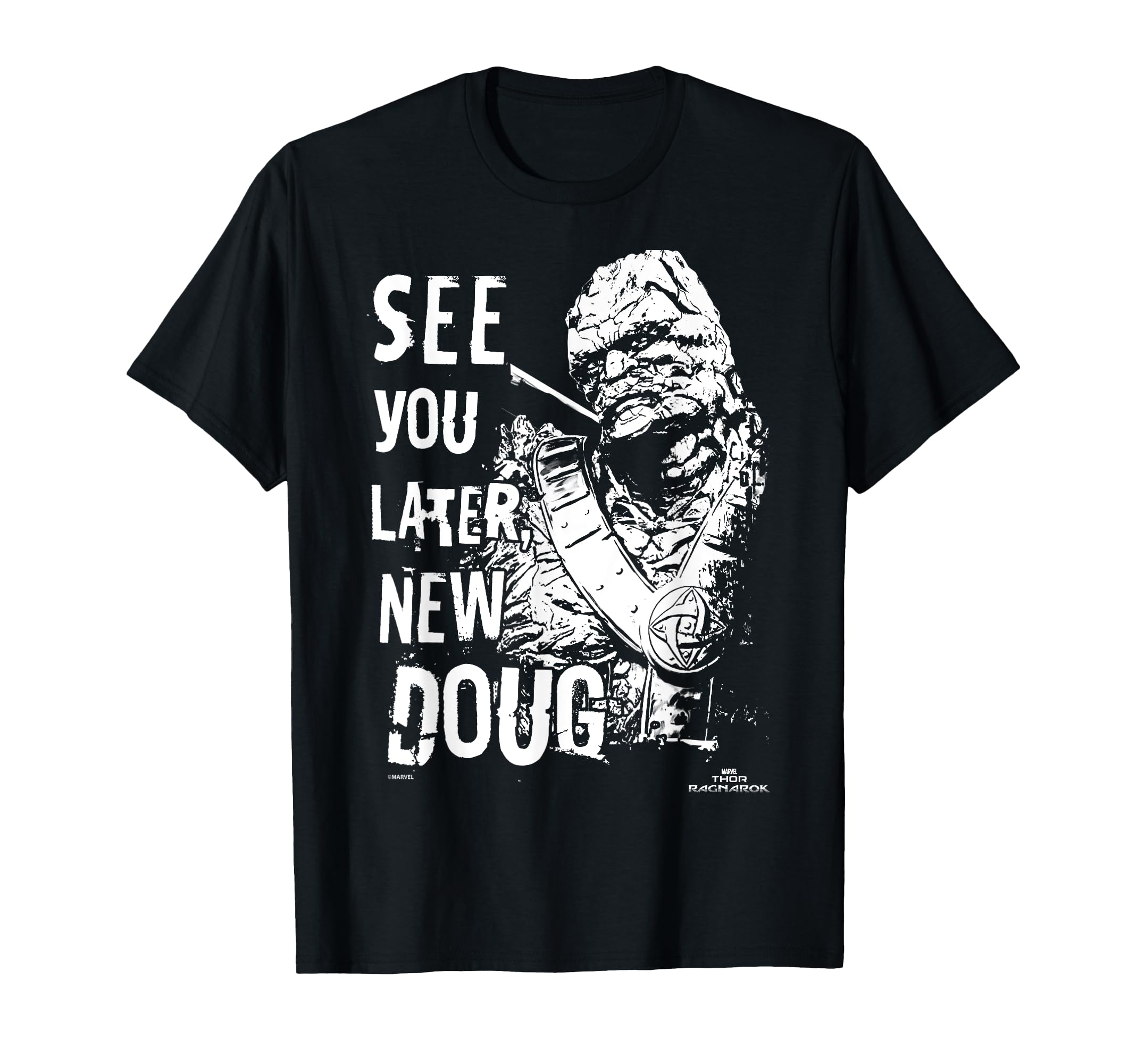 Amazon.com: Marvel Thor Ragnarok Korg Later Nueva Doug Graphic playera ...