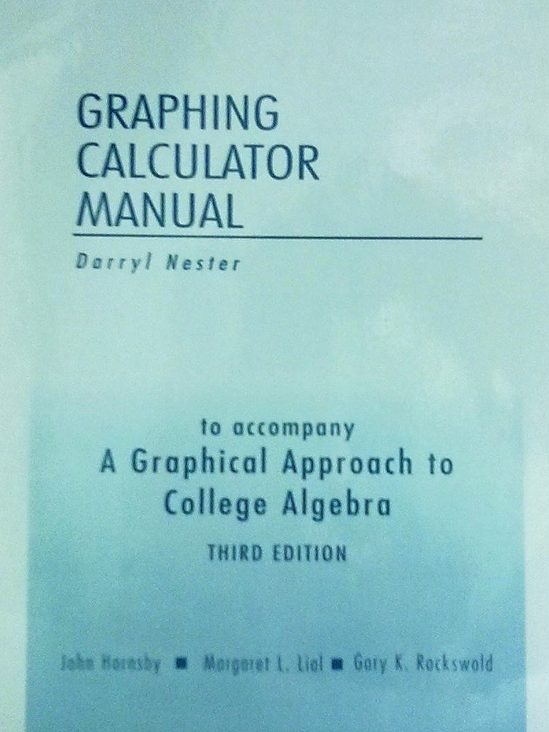 Buy Graphing Calculator Manual Book Online at Low Prices in India ...