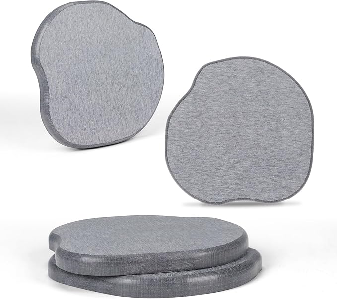 Amazon.com: Stone Coaster Set 4 Pack Slate Style Diatomite Coasters for ...
