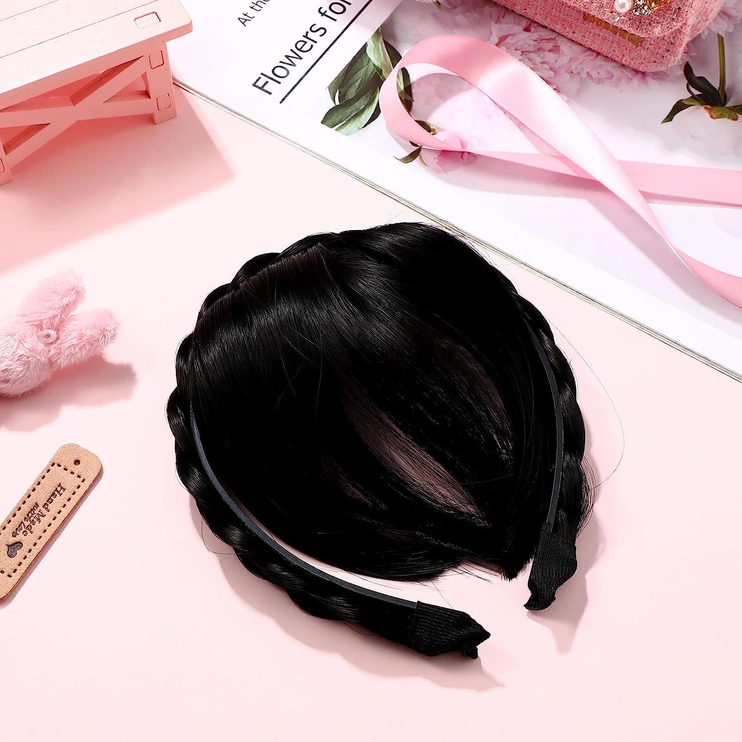 Synthetic Wigs Headband Front Hair Bangs Fringe Hair Extensions for ...