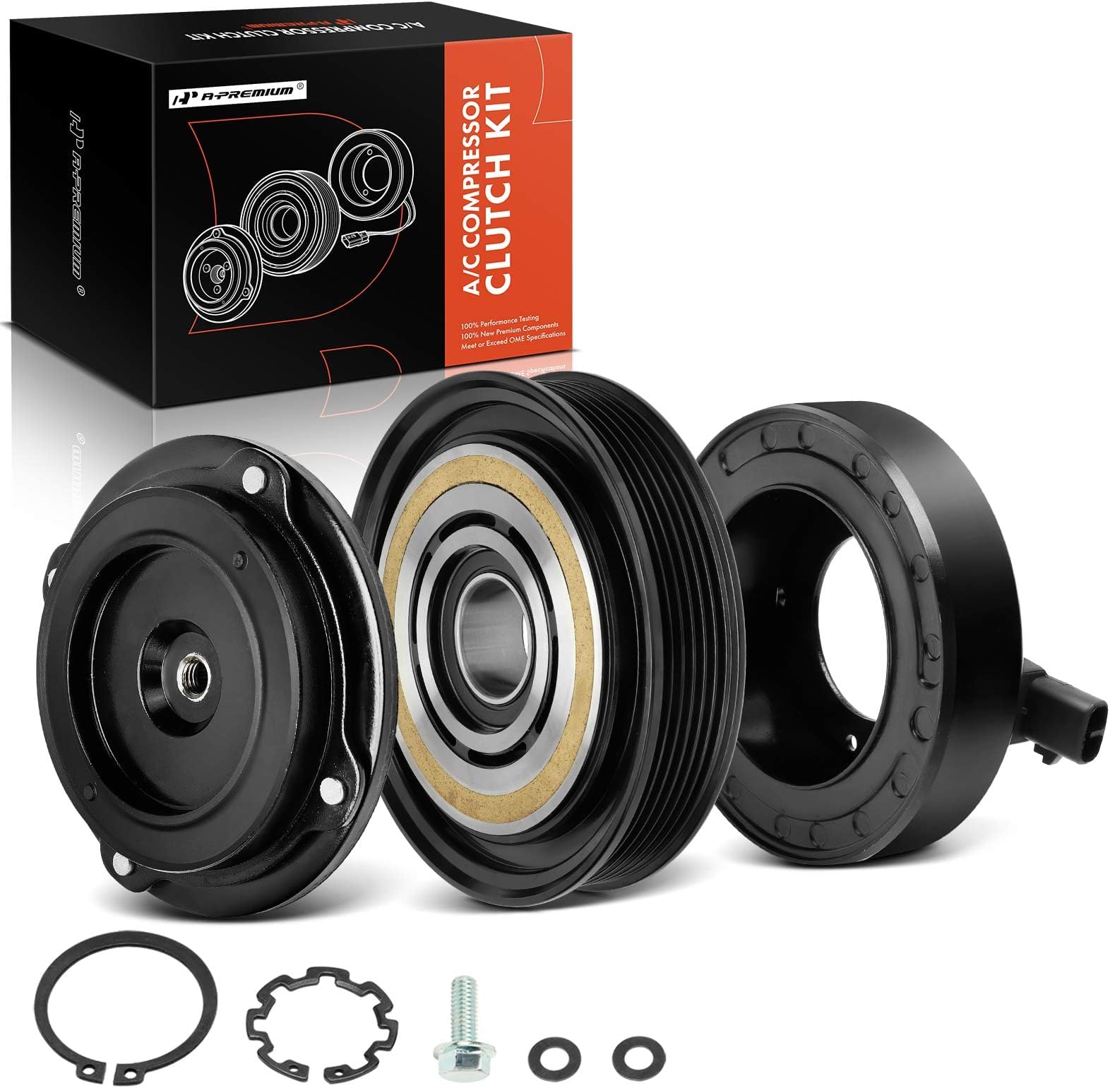 Amazon.com: Air Conditioning Compressor and A/C Clutch for Honda Accord ...