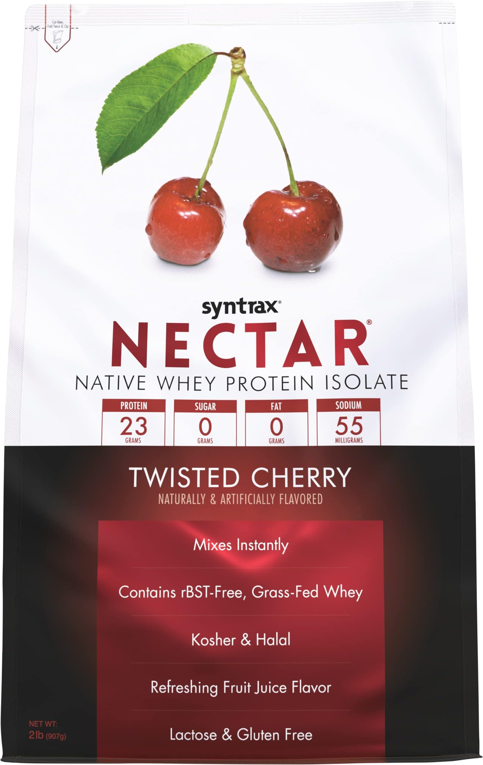 Amazon.com: Syntrax Nutrition Nectar, 100% Whey Isolate Protein Powder ...
