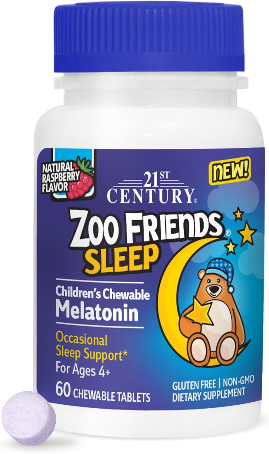 Amazon.com: 21st Century Zoo Friends Sleep Chewable Melatonin ...