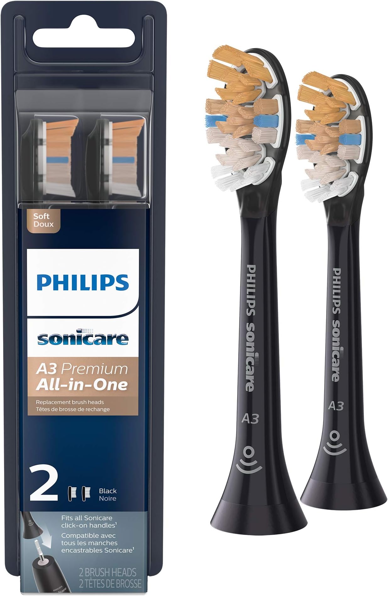 Amazon.com: Philips Sonicare Genuine A3 Premium All-in-One Replacement ...