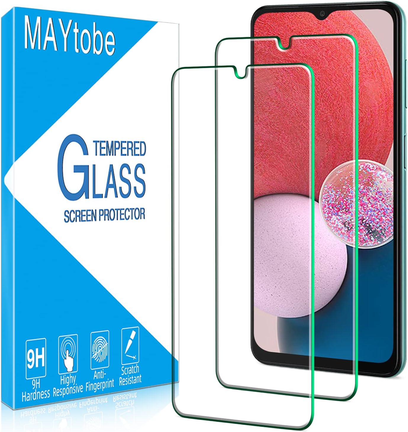 Amazon.com: ROHGAO 2 Pack Screen Protector for Samsung Galaxy A13 5G ...