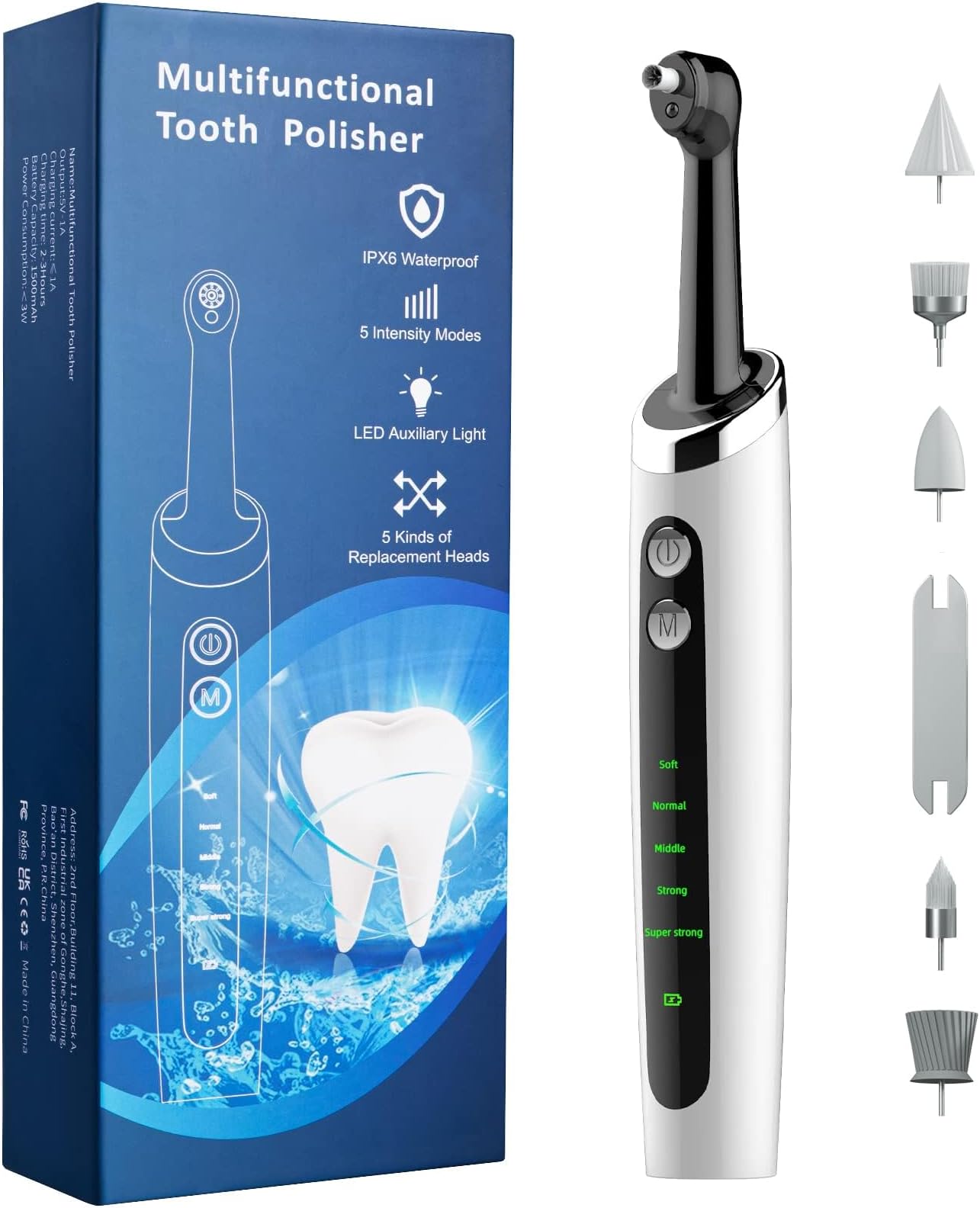 Amazon.com: Electric Tooth Polisher, Multifunctional Replacement Head ...