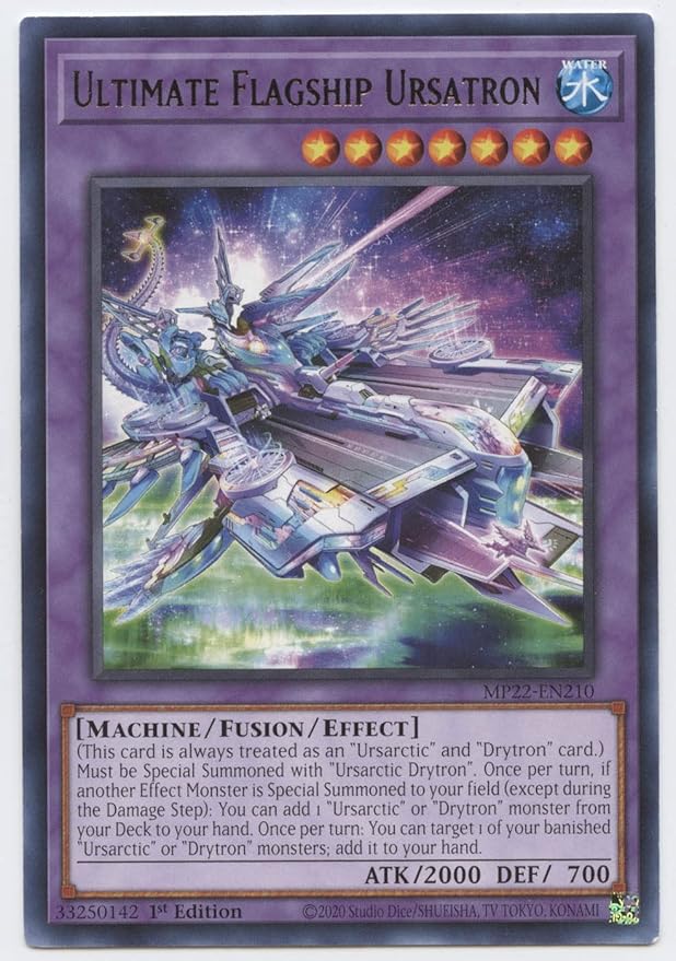 Amazon.com: Yu-Gi-Oh! Ultimate Flagship Ursatron - MP22-EN210 - Rare ...