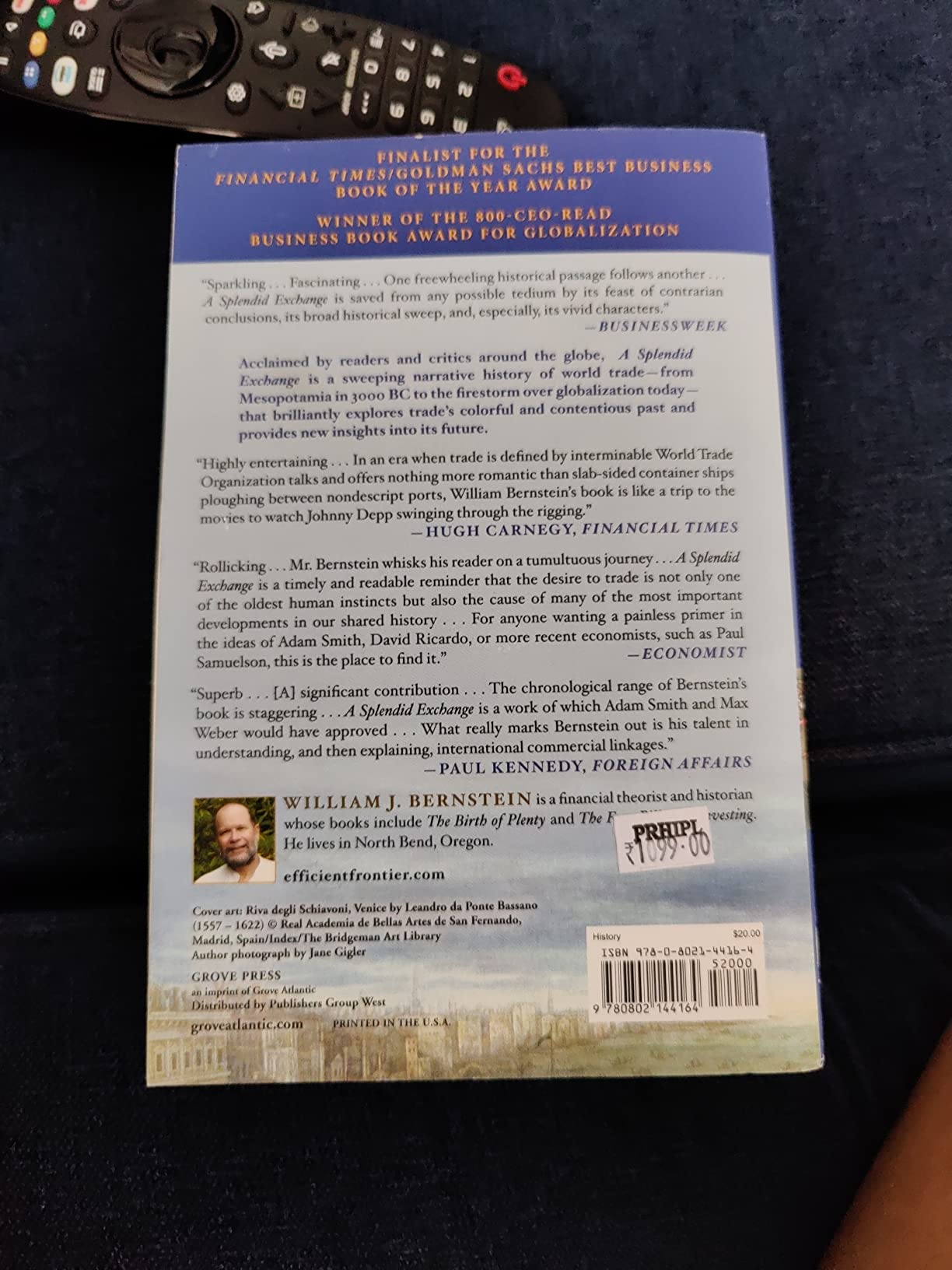 SPLENDID EXCHANGE : Bernstein, William J: Amazon.in: Books