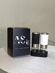 Amazon.com: Salt and Pepper Grinder Set of 2,Stainless Steel with ...