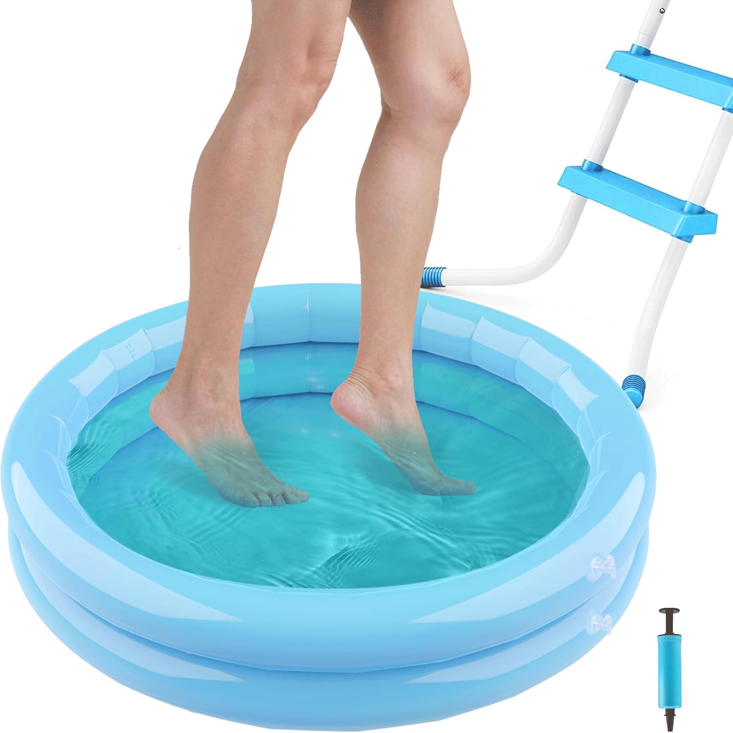 Amazon.com: UNIFAMILY Inflatable Pool Foot Bath Basin, Portable Foot ...