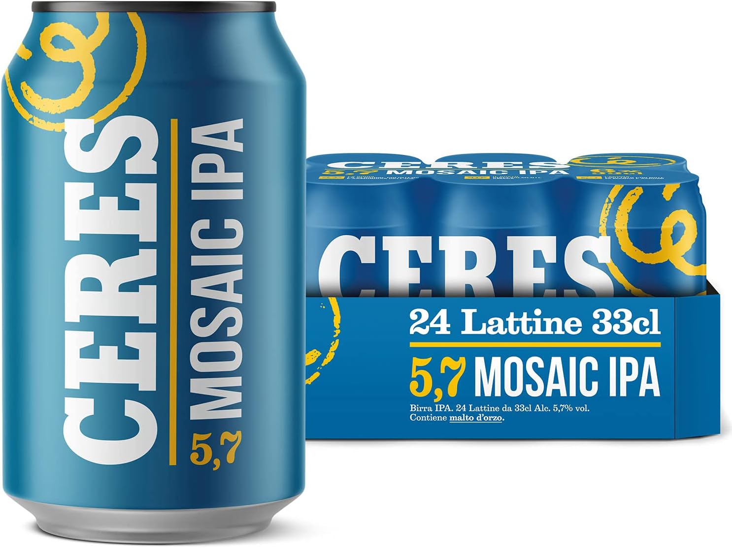 Ceres Mosaic Ipa - Birra fruttata con note di mango e agrumi, 5,7% vol ...