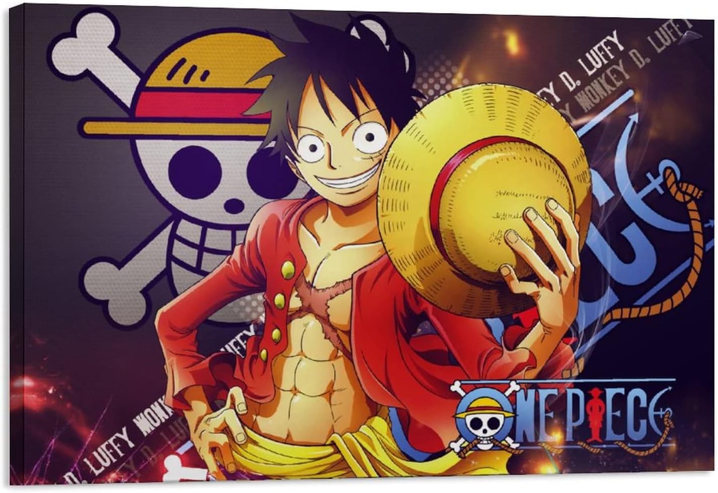 Amazon.com: XINMA Panel Hanging Poster HorizontalOne Piece Poster ...