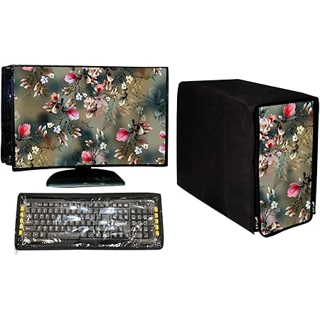 GUTSAV SALES ™ COMPUTER COVER FULL SET 24 INCH MONITER, KEYBOARD, CPU ...