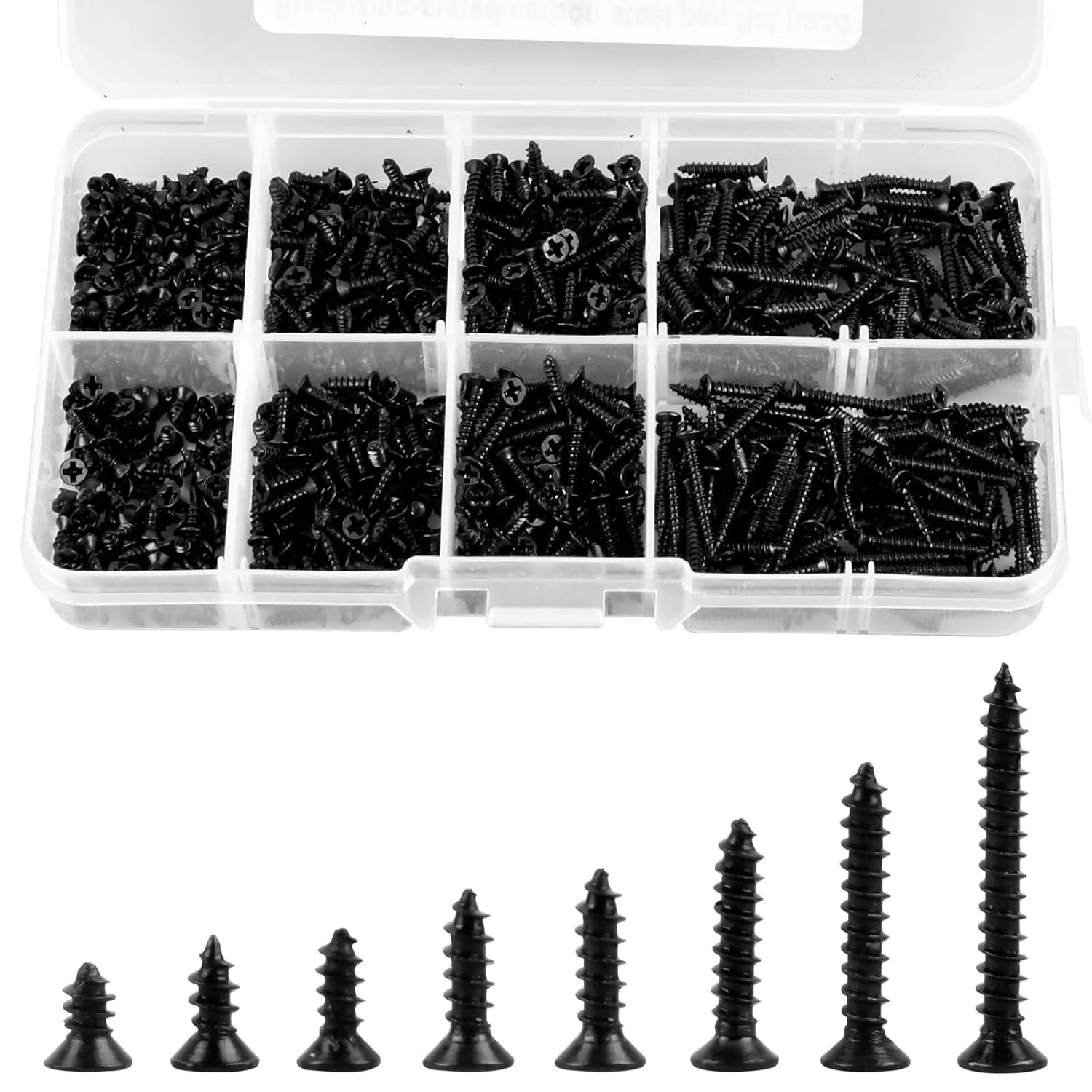 800 Pcs M2 Zelf Tapping Schroef Assortiment Set M2 Platte Hoofd ...