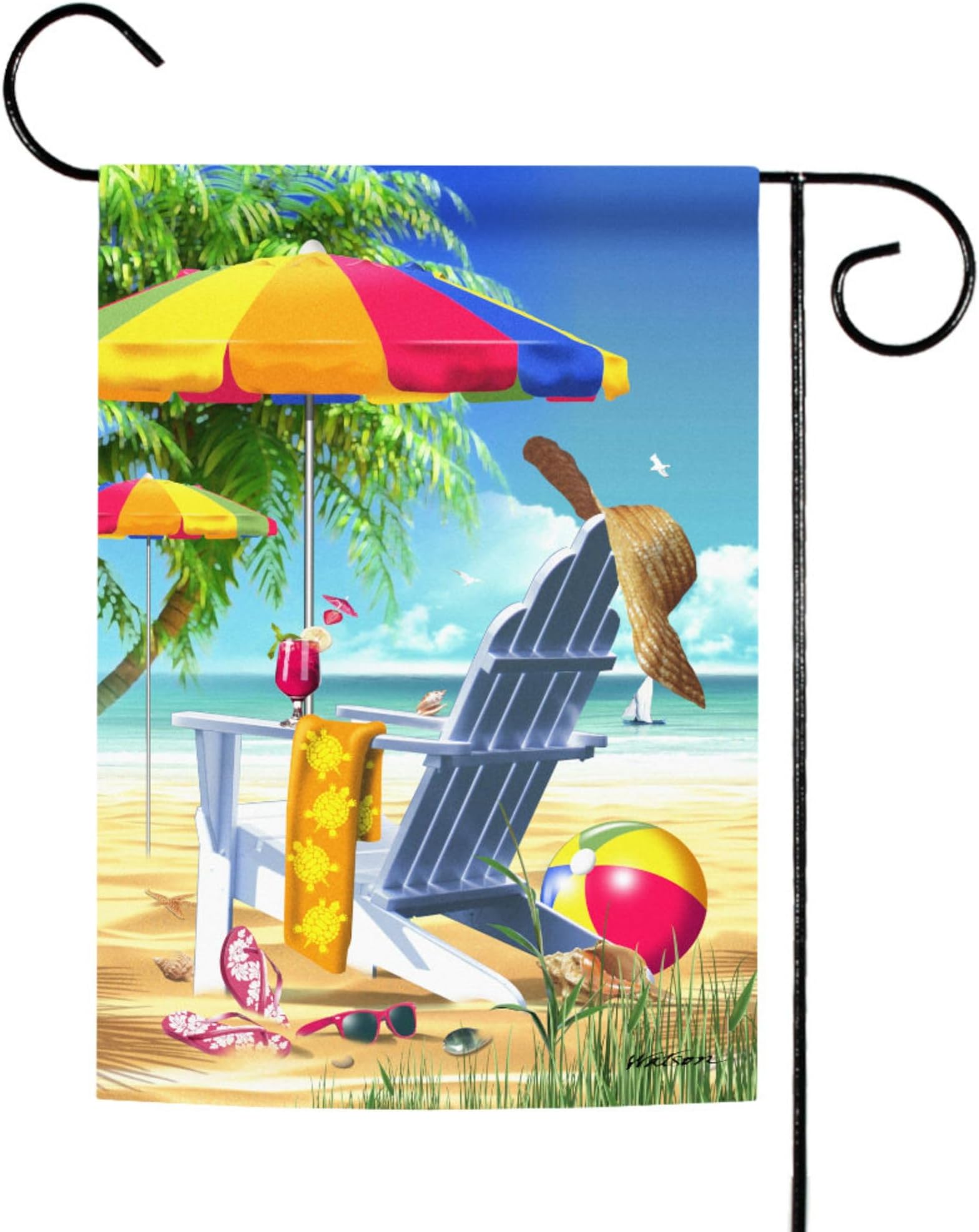 Amazon.com : Toland Home Garden 1112685 Golden Garden Gaze Spring Flag ...