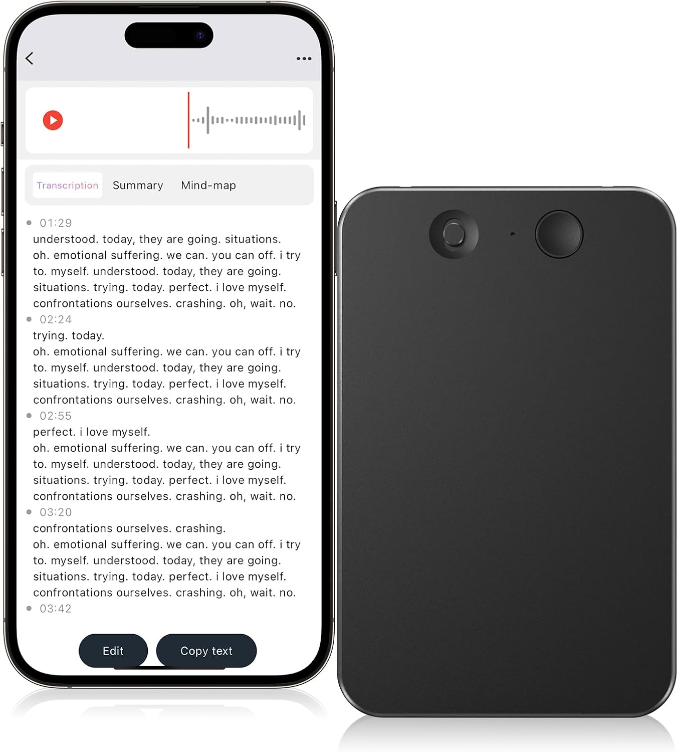 Amazon.com: AI Voice Recorder,64GB Note Voice Recorder with Transcribe ...