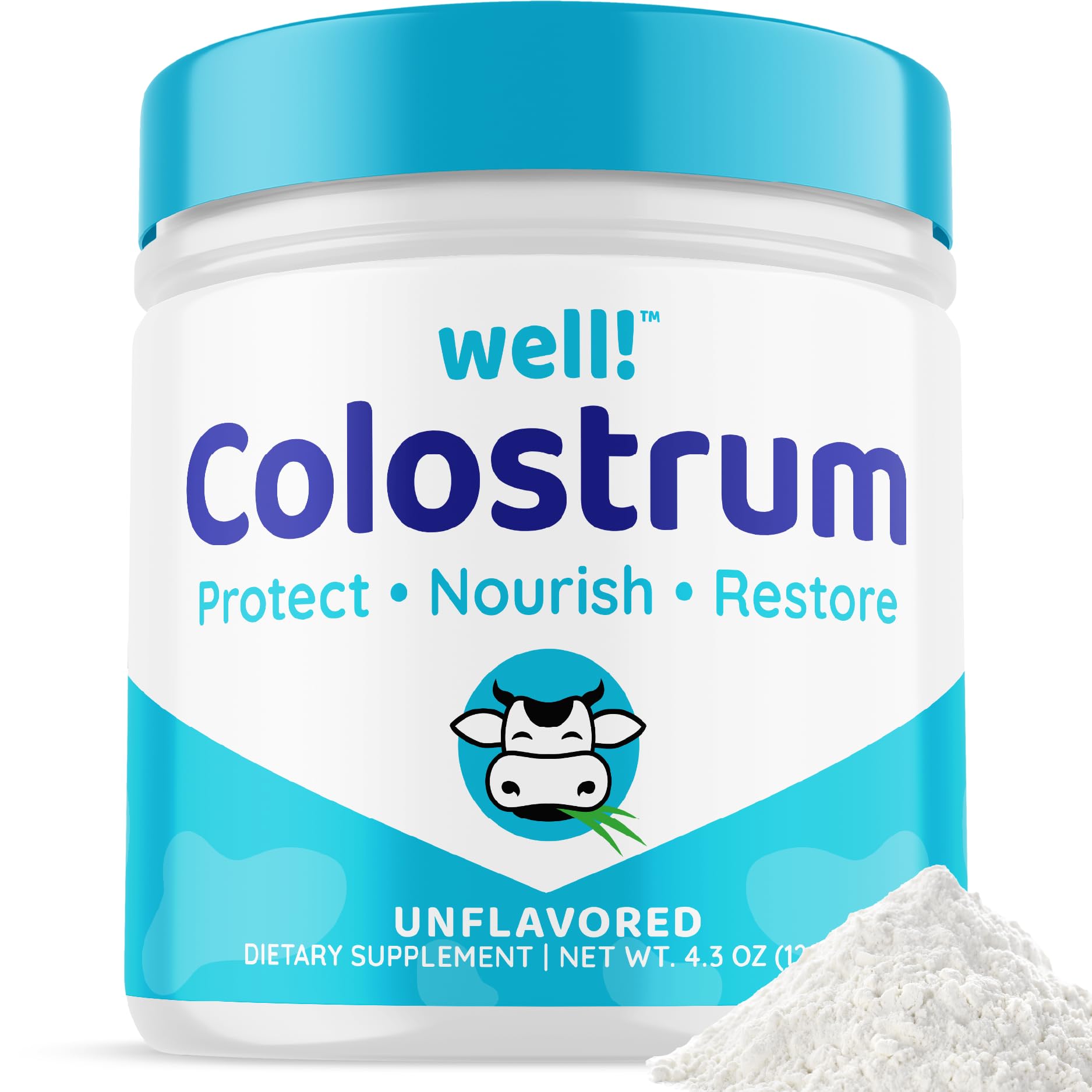 Amazon.com: well! Colostrum Supplement for Gut Health, Hair Growth ...