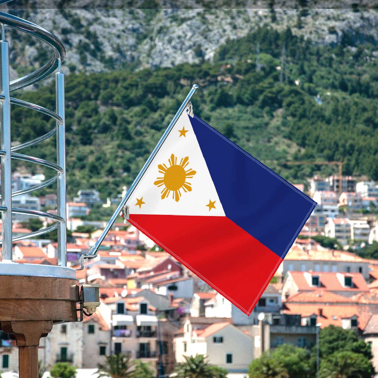 Snapklik.com : 23 FT Philippine Flag, Medium 6090CM 150D Philippines ...