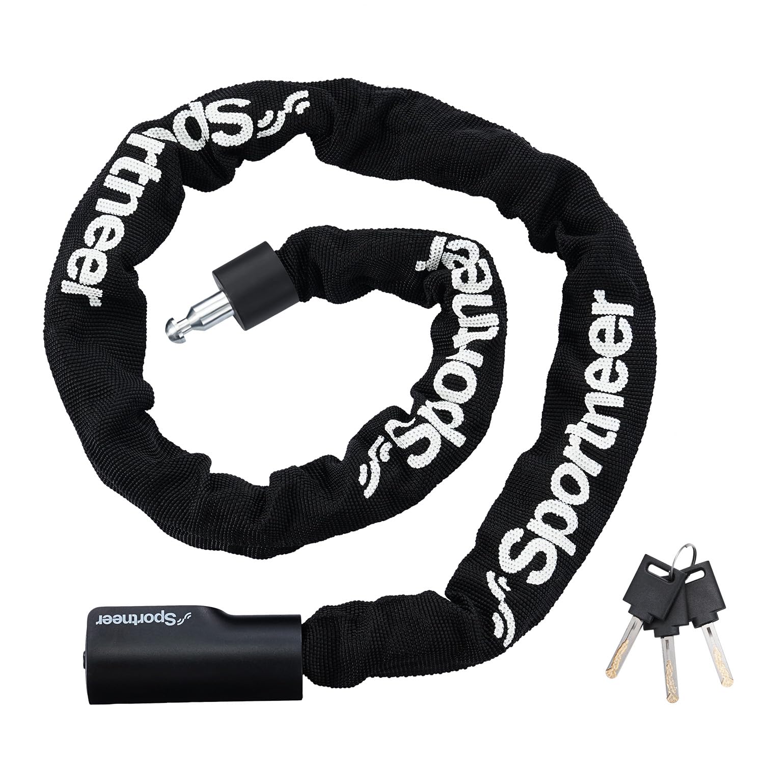Amazon.com: Sportneer Bike Lock - 6mm Thick High Security Anti Theft ...