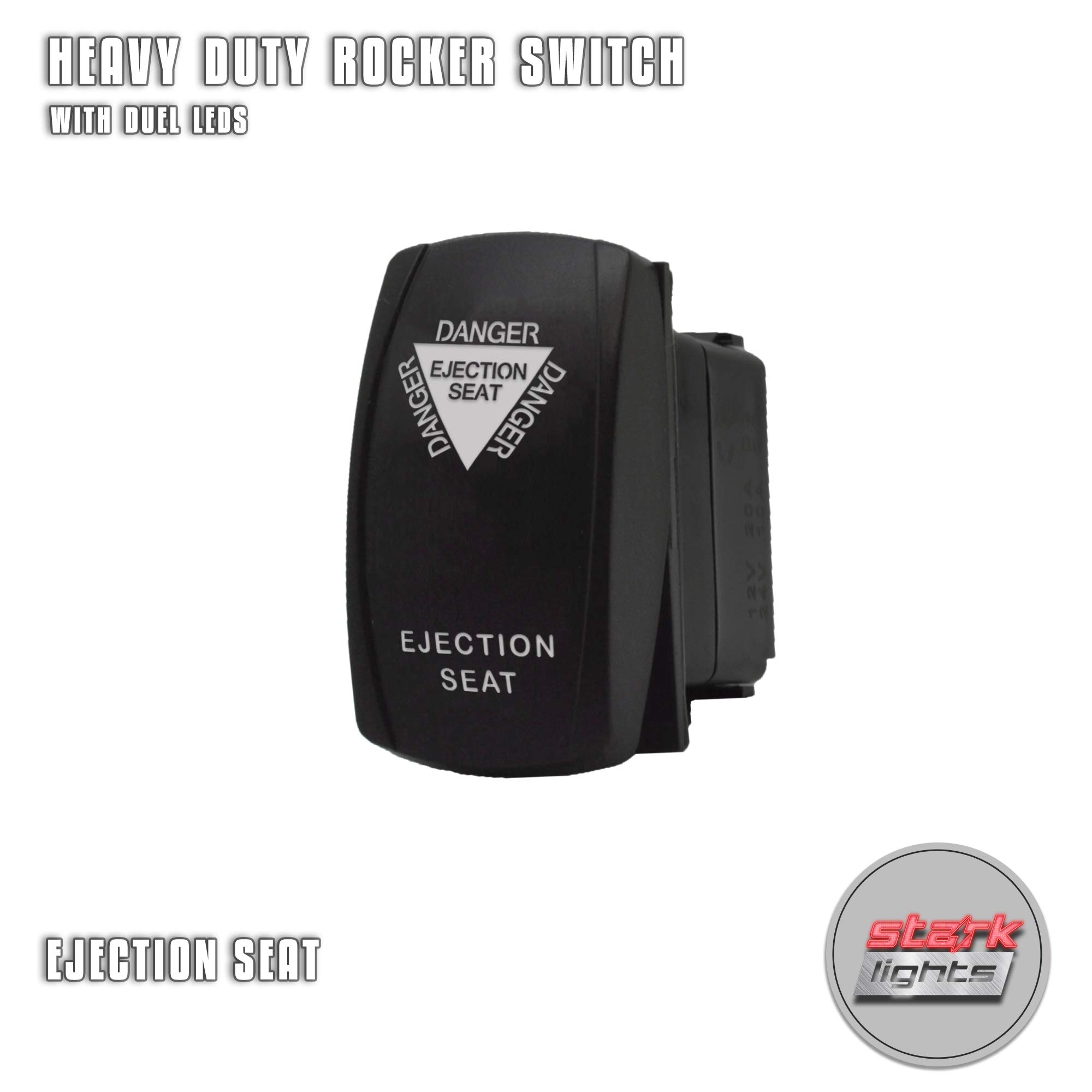 Snapklik.com : Ejection SEAT - White - Switch Dual Light - Laser Etched ...