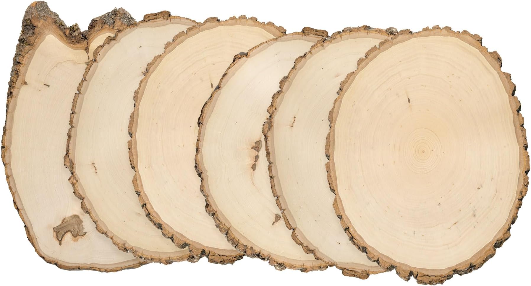 Amazon.com: Walnut Hollow Basswood Round Extra Large with Live Edge ...