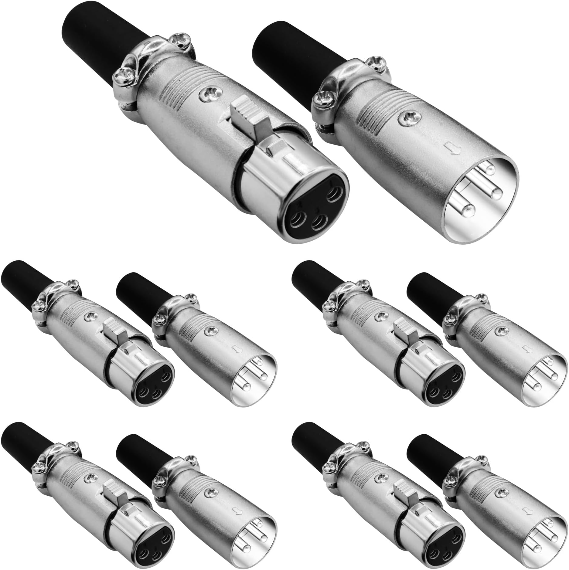 Amazon.com: EBXYA Mini XLR Female to XLR Male Cable 2 Pack, 3 Pin Mini ...