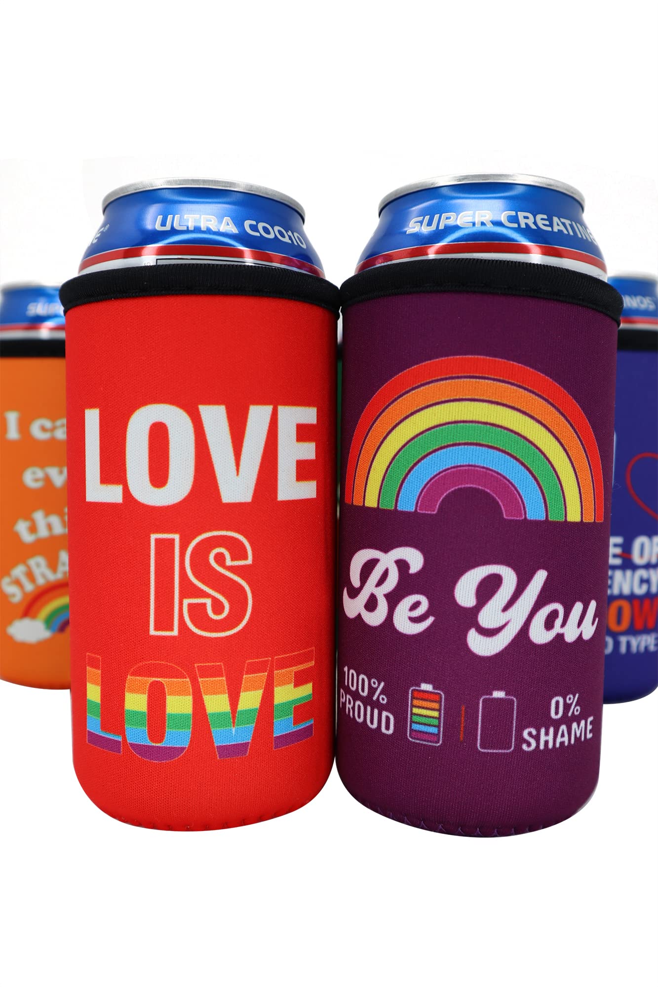 Snapklik.com : 16oz LGBTQ Pride Can Coolers - Gay Pride Stuff ...