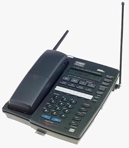 Amazon.com : Casio Phonemate TC945 2-Line Cordless Phone and Answering ...
