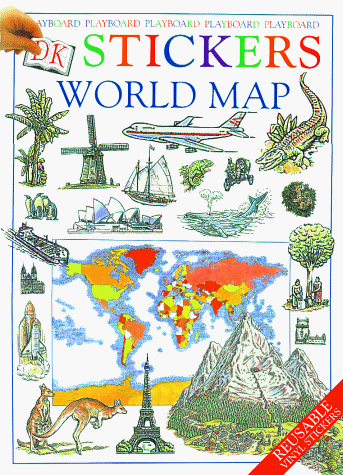 World Map (Playboard Stickers) : Amazon.in: Books