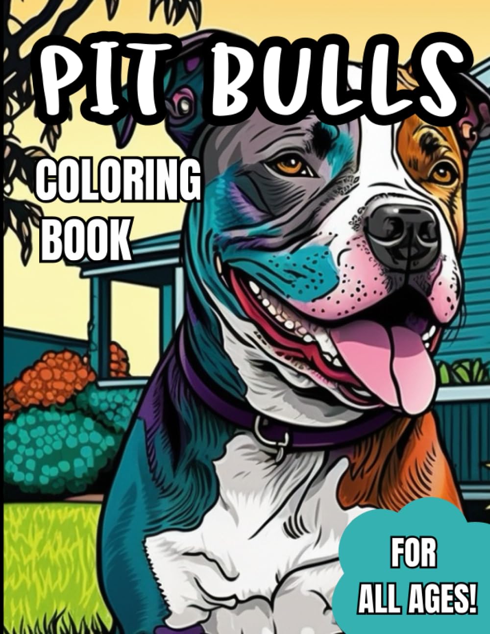 Amazon.com: Pit Bull Coloring Book: We love Pit Bulls! Coloring for all ages.: 9798390416600 ...