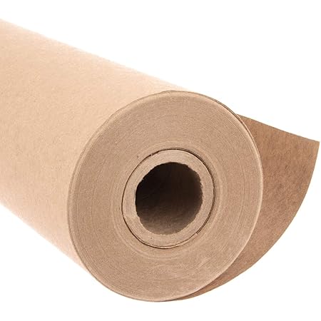 Amazon.com: Brown Kraft Paper Jumbo Roll 17.75” x 1200” (100ft) Made in ...