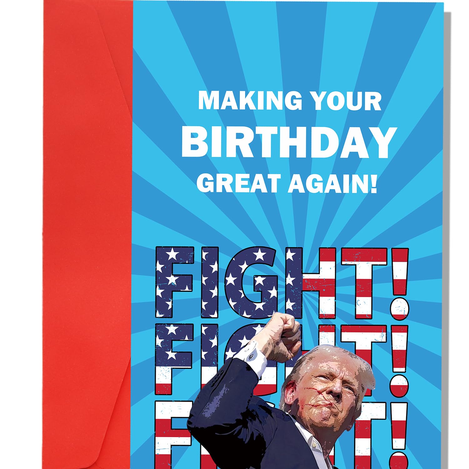 Amazon.com : JoyViasss Trump Birthday Card, Funny Donald Trump Birthday ...