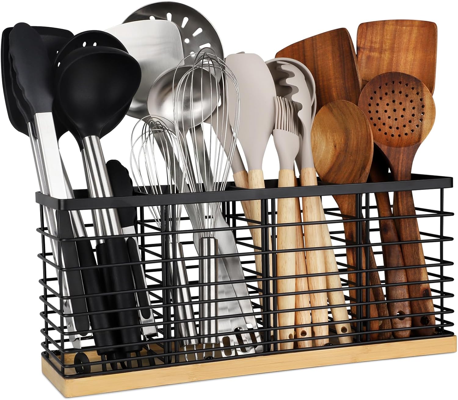 Amazon.com: TACGEA Utensil holder for Kitchen Counter, Kitchen Cooking ...