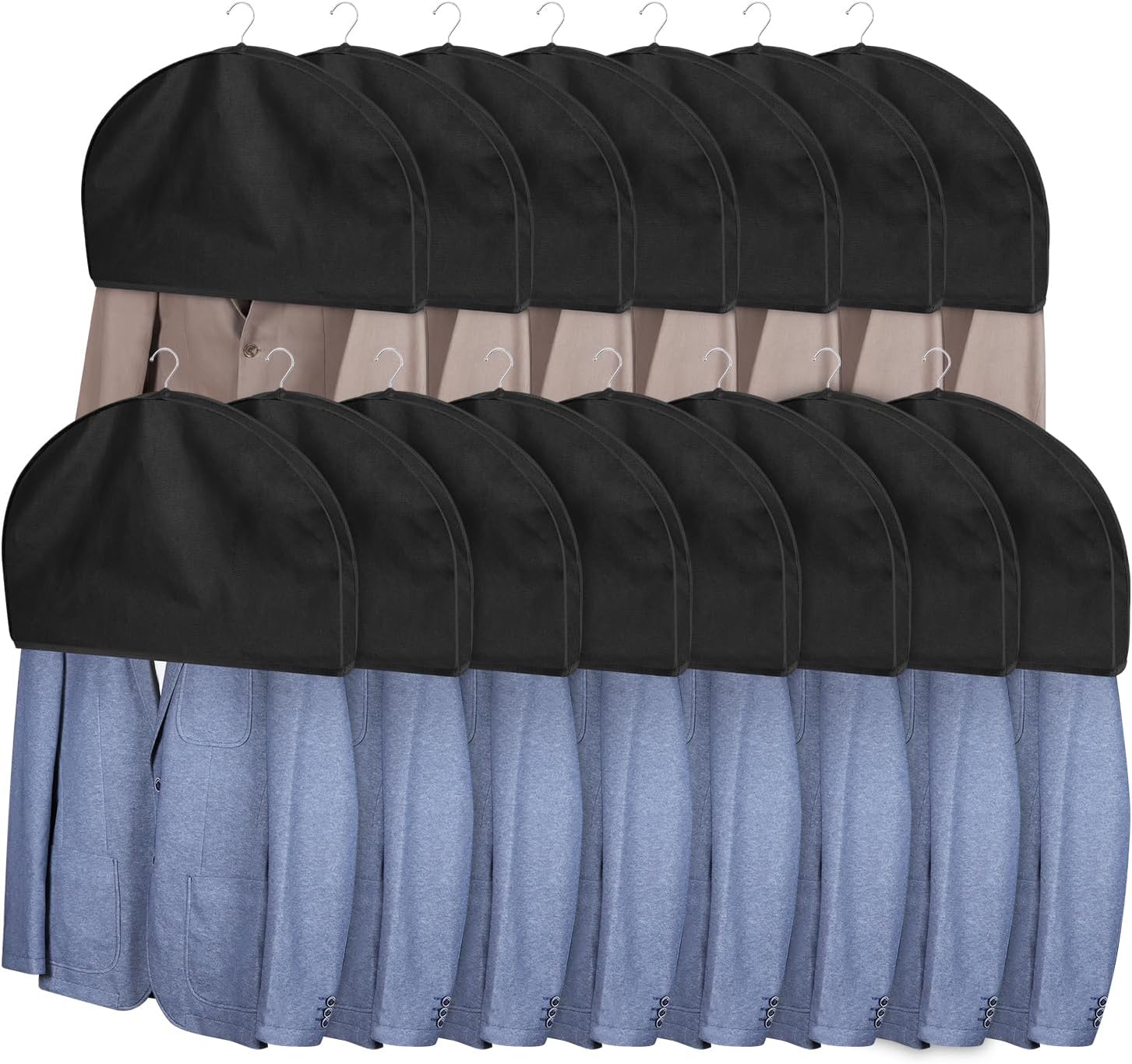 Amazon.com: Foraineam 20 Pack Shoulder Covers Clothes Suit Protectors ...