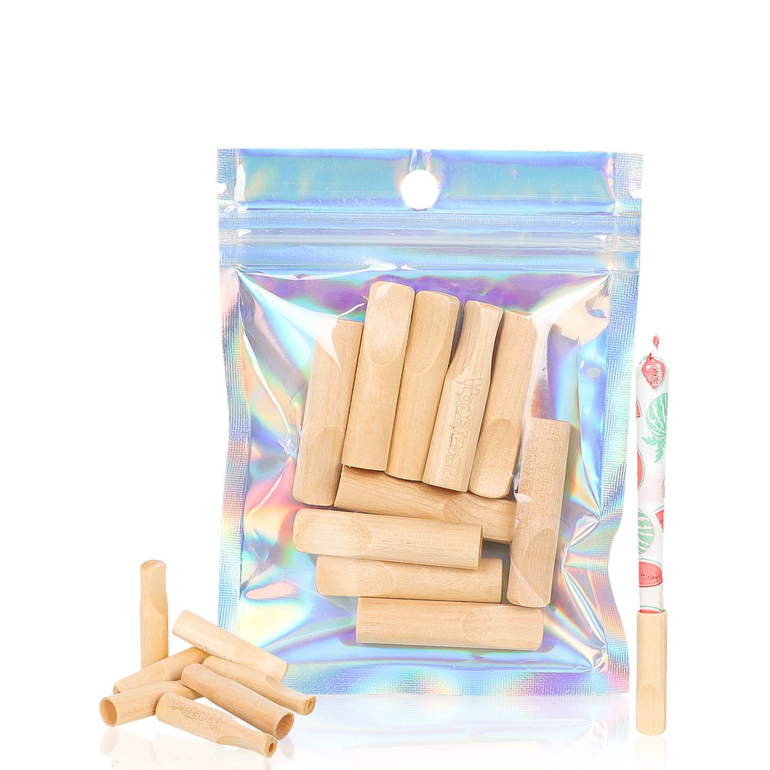 Amazon.com: HONEYPUFF Wood Rolling Tips for Cigarette or Pre Rolling ...