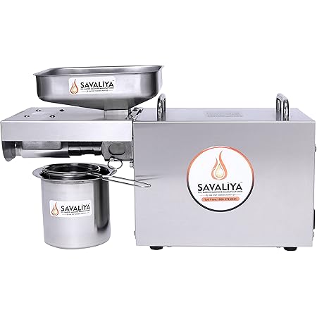 Buy Savaliya Industries Fully Automatic Premium Home Use Oil Press ...