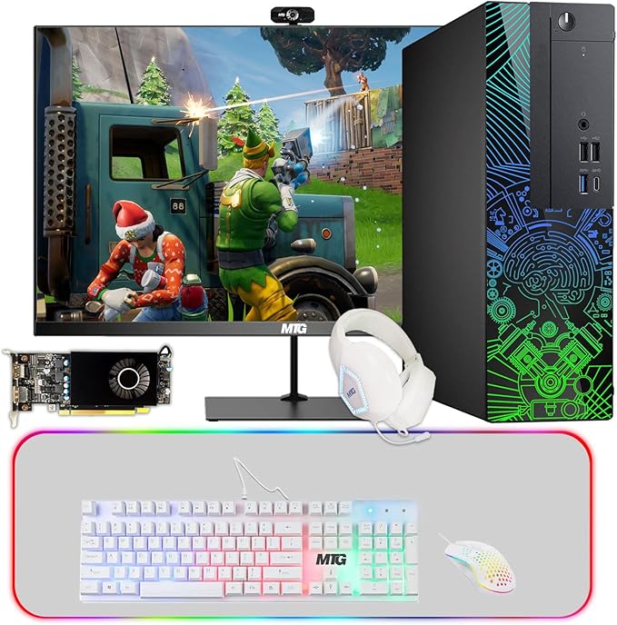Amazon.com: Lumos 8 Gaming Desktop PC, Intel Core i7 7th Gen, 16GB RAM ...