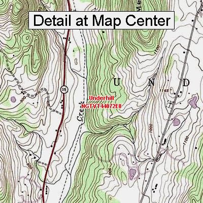 Amazon.com : USGS Topographic Quadrangle Map - Underhill, Vermont ...